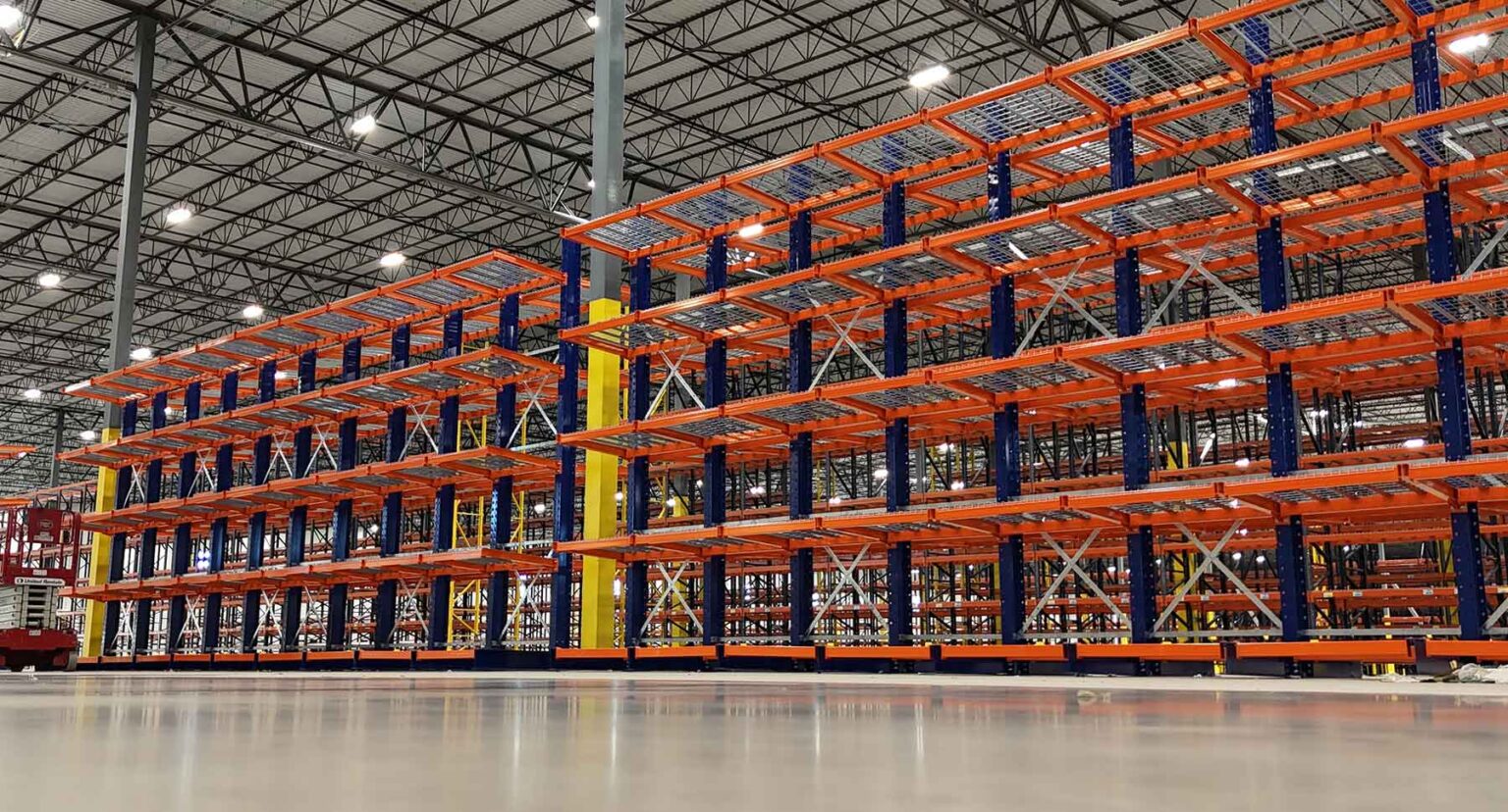 Cantilever Rack Storage System - Red Steel Manufacturing